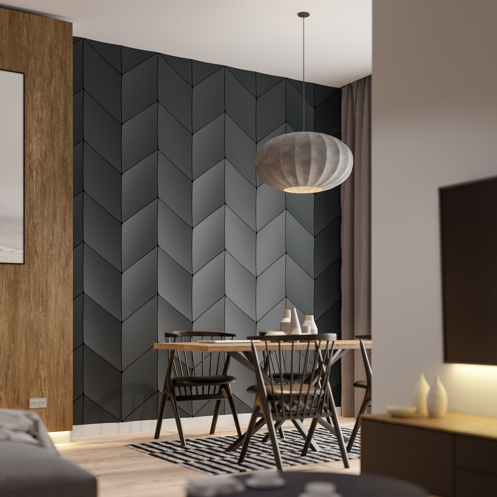 Panel ścienny poliuretanowy 3D Diamonds SOL-TECHDESIGN.PL - wyjątkowe ...
